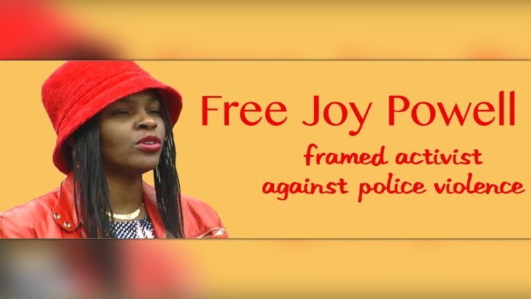Joy Powell legal defense fundraiser | Anarchist Black Cross Federation