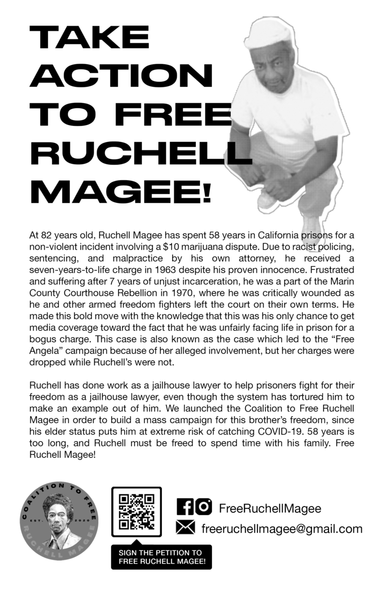 New Ruchell Magee flyer! | Anarchist Black Cross Federation